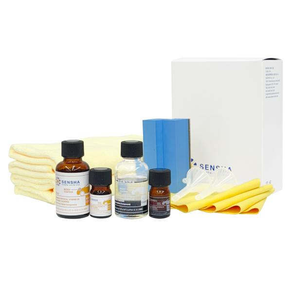 セット内容・ 2K セラミックコーティング トップコート A (主剤) 26ml・ 2K セラミックコーティング トップコート B (反応剤) 4ml・ 2K セラミックコーティング ベースコート A (主剤) 26ml・ 2K セラミック...