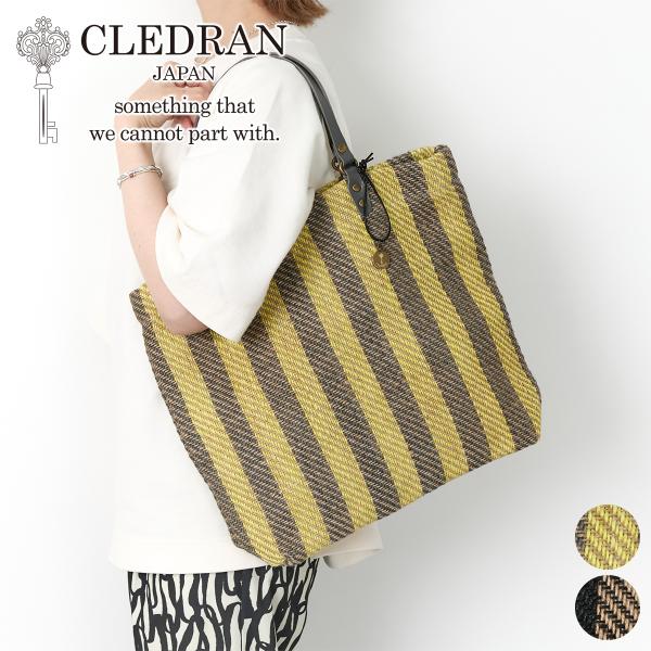 クレドラン CLEDRAN 【正規品保証】当店は取扱いブランド全ての正規販売店でございます。★安心の3年保証付き！商品名：CLEDRAN クレドラン HAND＆WORK ハンド＆ワーク ストライプトートバッグ CR-CL3761・外寸：縦3...