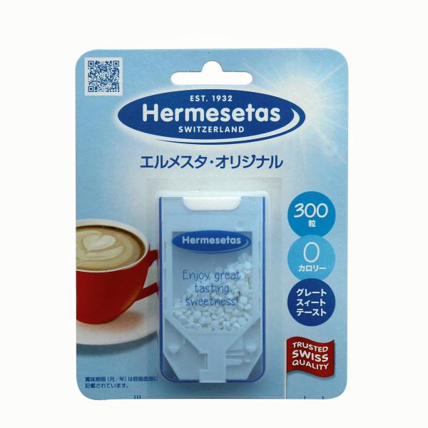 キーワード：Hermesetas　HERMES　エルメスタオリジナル　甘味料　ノンカロリー　送料無料・成　分：サッカリンナトリウム（１粒中に12.5mg、純度99.3％）・内容量：25g・商品形態：常温・賞味期限：商品容器底部に記載・保存方...