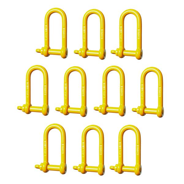 HELIX ロングシャックル■CE認証■使用荷重:2000kg■1個の重さ:820g■安全係数:5■PL保険加入商品