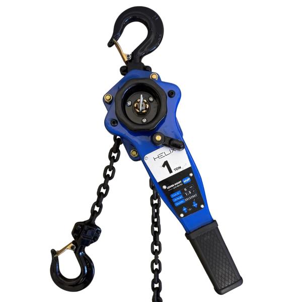 商品仕様：■高品質 CE認証　■GS,TUV規格認証(ドイツ安全審査機関)■定格荷重:1.0ton ■標準揚程:3.0m■手動力:290N ■フック間最小距離:300mm ■チェン線径:6×18mm ■質量:7.7kg ■レバー長さ(mm)...
