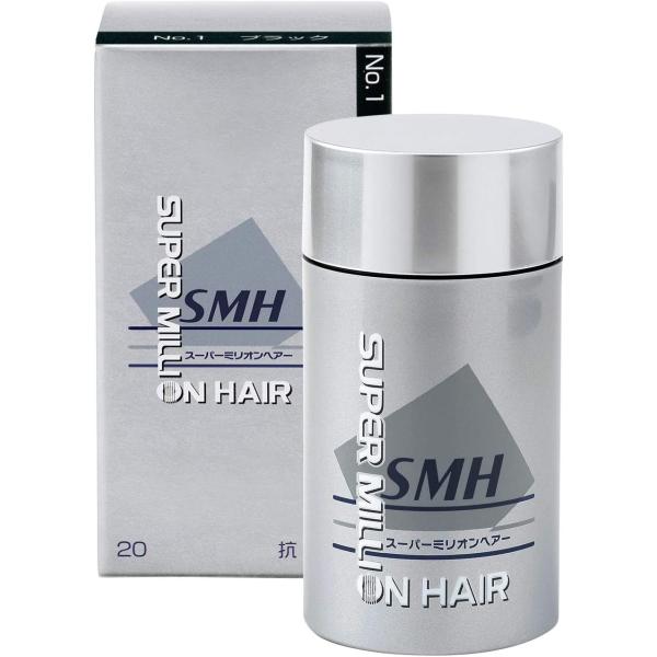 スーパーミリオンヘアーは、まるで髪が増えたような自然な仕上がりです。髪を生やすのではなく、瞬時に髪が生えたように見せる「新しいスタイルの増毛法」です。気になる部分にふりかけると、特殊加工された植物系抗菌繊維が静電気で髪に付着し、髪が生えたよ...
