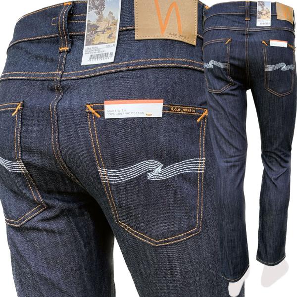 「Nudie Jeans」から、まっさらな状態の「ドライデニム」が登場。このデニムは、穿き込むほどに体に馴染み、あなただけの独特な色落ちやシワが刻まれていきます。バックポケットの**生成り色のステッチ（エクリュ エンボ）**が、控えめながら...