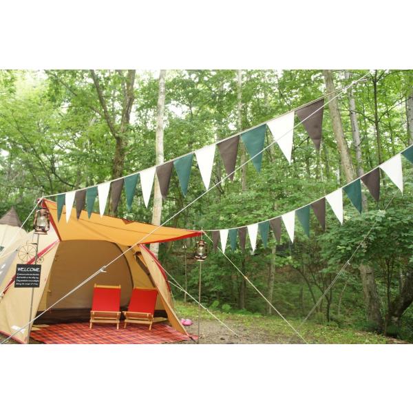 全長: 290cm (両端は輪状になっているので、飾り付けが簡単です。)フラッグの大きさ: 縦 25cm, 横 15cm (縦と横の長さは、数学的な美とされる黄金比でデザインされています！)フラッグの枚数: 15枚素材: チノクロス(フラッ...