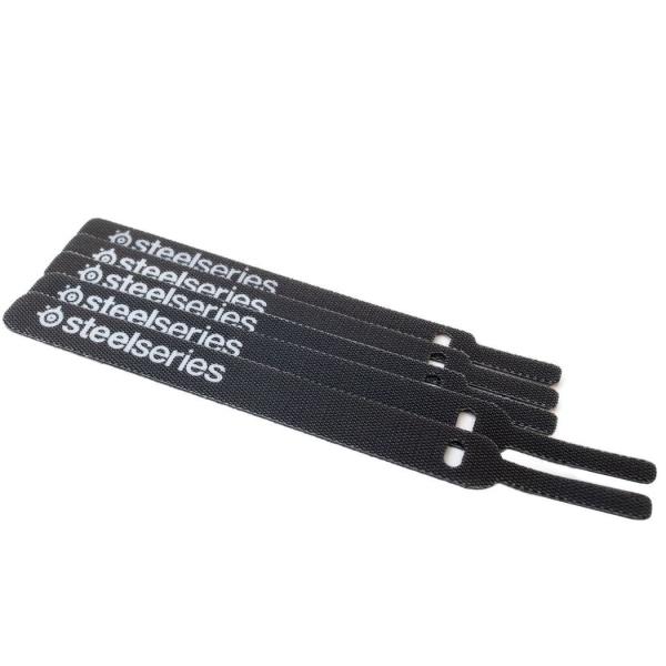 SteelSeriesブランドベルクロのストリップさまざまなサイズのコードをきちんと整理整頓しておくために使用します。５本セット・12ｃｍ × ２本・10ｃｍ × ３本