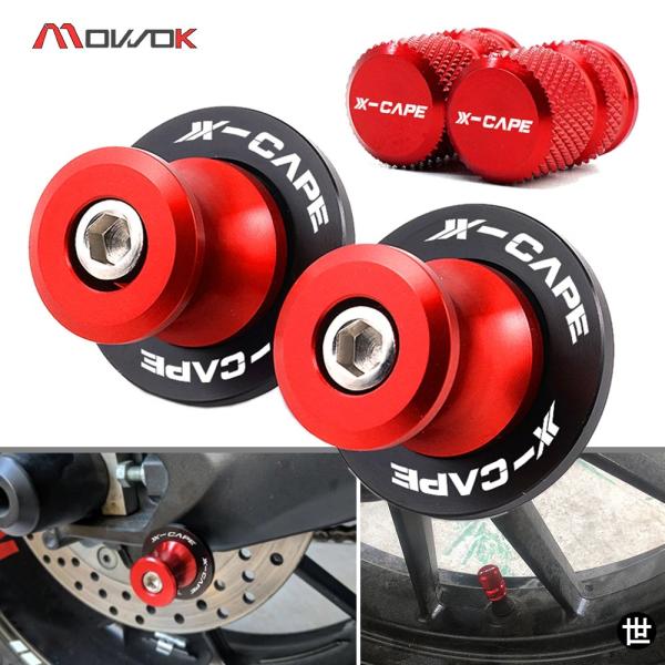 MOTO MORINI XCAPE 650 650X 2022 2023 XCAPE650 バイクタイヤバルブキャップスイングアームスプールリアスタンドネジスライダーX-CAPE用