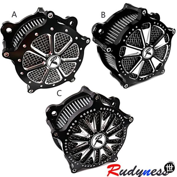 バイク用フィルター アルミ製エアクリーナー ハーレー ツーリング ダイナ FXDLS 2017 FLSTNSE 2014-2015 ソフテイル 2000-2023 対応