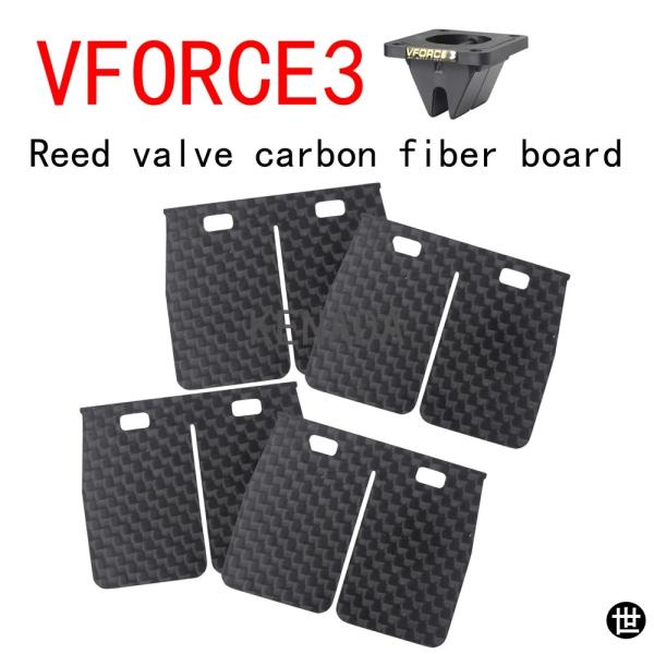 4PCSカーボンVFORCE交換リードバルブプレートVFORCE3ヤマハRXZ RXZ-D Y15ZR Y125Z RX115リードバルブシステム専用