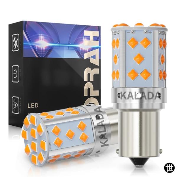 OPRAH 2個 1156 BA15S P21W BAU15S PY21W 1157 BAY15D P215W 7440 W21W T20 3030 35SMD CANBUS LED 車用ウィンカーバルブ リバースランプ