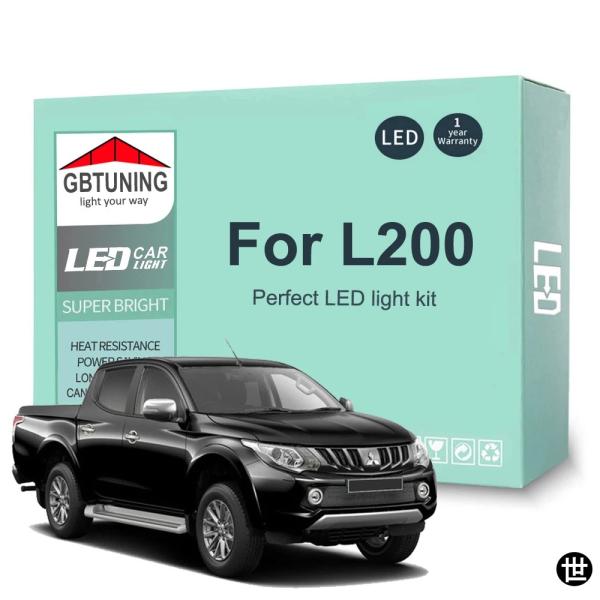 三菱 L200 トライトン ストラーダ スポルテロ ハンター 1987-2016 2017 2018 2019 2020 2021 2022 用 CANBUS 車用 LED インテリア電球キット