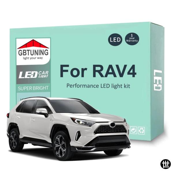 CANBUS 車用 LED インテリア ライト バルブ キット トヨタ RAV4 MK1 MK2 MK3 MK4 MK5 I II III IV V 1994-2017 2018 2019 2020 2021 2022 2023 用