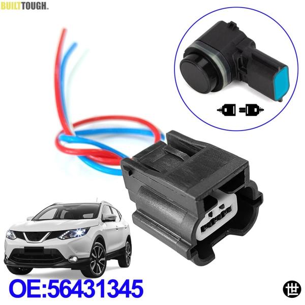 日産 QASHQAI J11 XTRAIL T32 ROGUE SPORT MICRA JUKE LEAF MAXIMA PATHFINDER 3ピン パーキングセンサー プラグ コネクタ ワイヤー 56431345