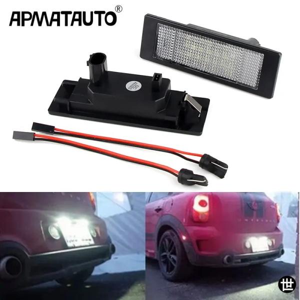 2個入り 車用LEDナンバープレートライト CANバス エラーフリー BMW MINI COOPER S CLUBMAN R55 COUNTRYMAN R60 PACEMAN R61 キット