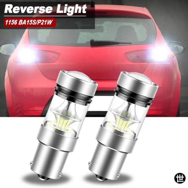 2X LED リバースライトランプ P21W BA15S CANバス シート トレド MK2 MK3 MK4 イビサ 6K 6L レオン 1M 1P トレド 3 4 アルテア アロナ エクセオ インカ用