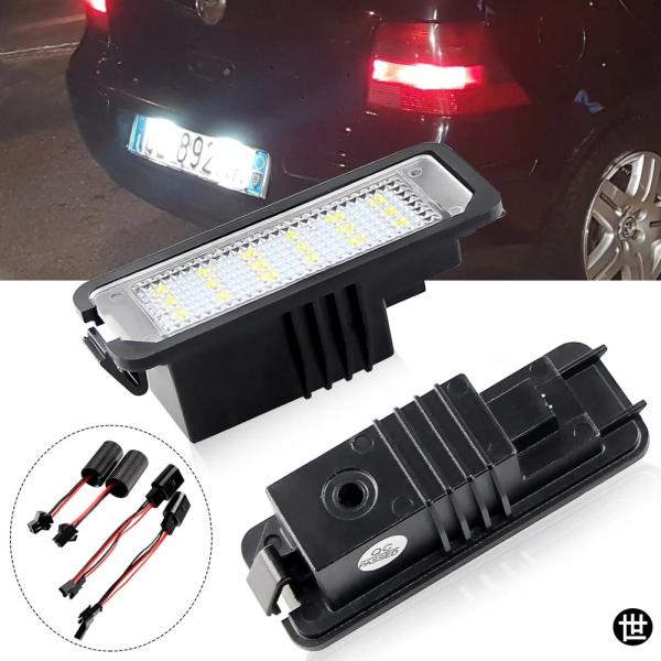 LEDライセンスプレートライトバルブ ポルシェ ボクスター987 ケイマン987 911 カレラ996 997 ターボGT2966T 997T 997 GT3 カイエン 958用