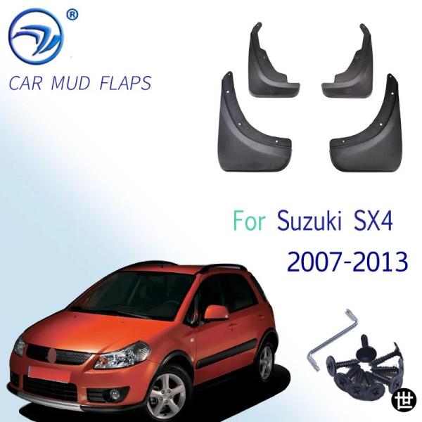 OEスタイル カーマッドフラップ スズキ SX4 ハッチバック クロスオーバー 2007 2008 2009 201 2011 2012 2013 マッドフラップ スプラッシュガード マッドフラップ