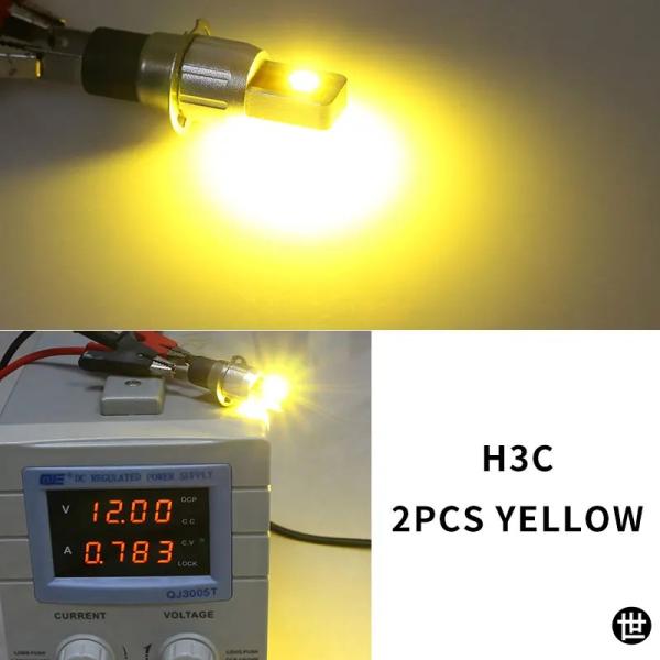 2個 H3C 64146BC LED 車用フォグランプ 超高輝度 4800LM オートランプ ホワイト イエロー トヨタ ハイランダー 2001-2003、プレビア 1991-1997用