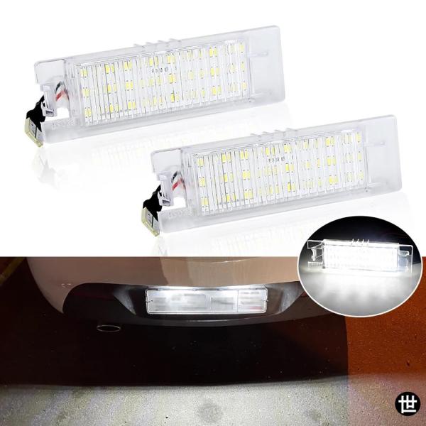 2PC LED ナンバーライセンスプレートライトランプフィアットプント 188 EVO ヴァン PRATICO 263 DOBLO MAREA MULTIPLA TIPO 500L BRAVO CROMA LINEA