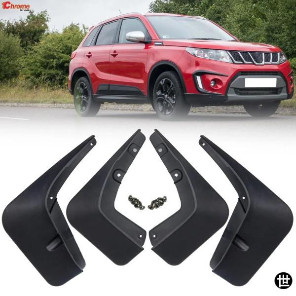 スズキ ビターラエスクード 2016 2017 2018 2019 2020 2021 2022用 マッドフラップ スプラッシュガード マッドガード フェンダーアクセサリー
