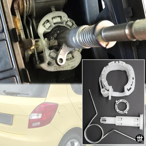 シュコダ ファビア 5J 6Y 1999 - 2011 2012 2013 2014 ギアシフトレバーセレクターギアボックスソケットブッシュシェルスプリングベアリング修理キット