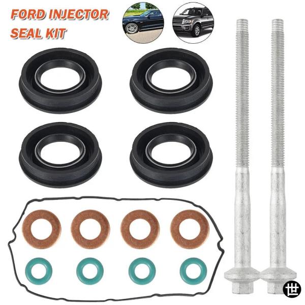 フォード トランジット MK7 2.2 TDCI インジェクターシールボルト + ロッカーカバーガスケット 1セット 1372490