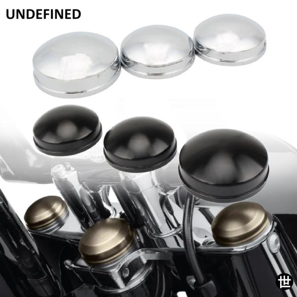 ハーレー スポーツスター XL 883 1200 1988-2013、ダイナ 2006-2017、ファットボブ ローライダー FXDF ソフテイル FXD 用バイク用アッパーフォークステムカバー