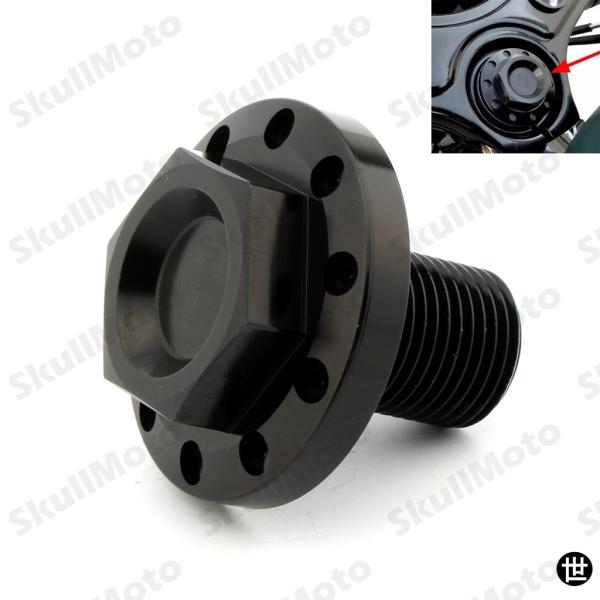 1個 バイク用ステアリングステムボルト ネジ ハーレー スポーツスター XL 1200 883 1984-2014 FXD 1984-1994 FXR ブラック