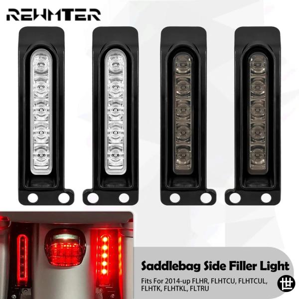 ハーレー ツーリング エレクトラ グライド ウルトラ リミテッド 2014-2022用 バイク用 LED サドルバッグサポート フィラーライト リアラン ブレーキ ターンランプ