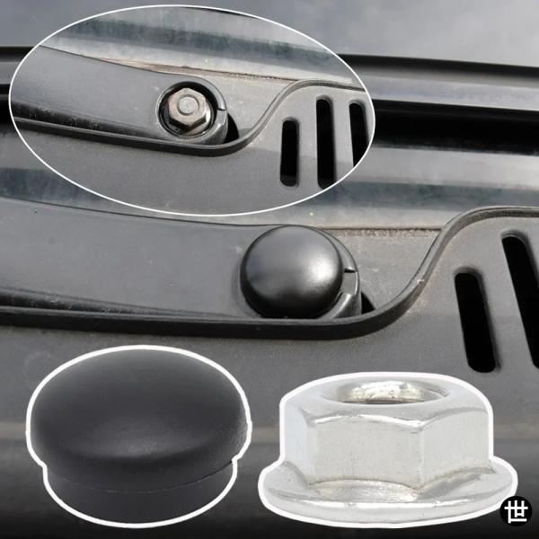 VW パサート B5 B6 B7 B8 1994-2019 シャラン 7N コラード ゴルフ プラス用 フロントガラス ワイパーアーム ナット キャップ ボルト ロッカーカバー ネジ