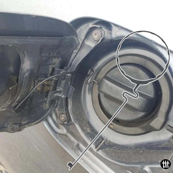 トヨタ ヤリス XP90 2006 - 2015 カローラ E140E150 RAV4 XA30 シエナ XL20 燃料タンクキャップ ガスフィラー テザーロープ ストラップ バンド ケーブル