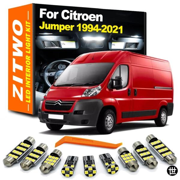 ZITWO LED電球 インテリアドーム読書用トランクライトキット シトロエン ジャンパー MK1 MK2 MK3 1994-2017 2018 2019 2020 2021 アクセサリー