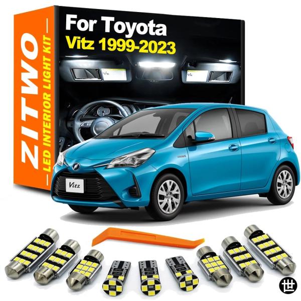 ZITWO 車内ドームマップ読書灯 LED電球キット トヨタ ヴィッツ 1999-2016 2018 2019 2020 2021 2022 2023 アクセサリー