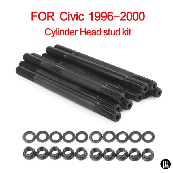 208-4305 シリンダーヘッドスタッドキット ホンダシビック 1996-2000 D16Y7 D16Y8 SOHC用