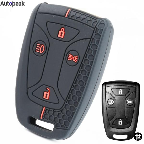 SAAB TRUCK DC13 143 148 141 4X2 6X2R GRS905 R S G P SCANIA 1990 1994 1995 シリコン製リモートキーフォブリングケースカバー 4ボタン