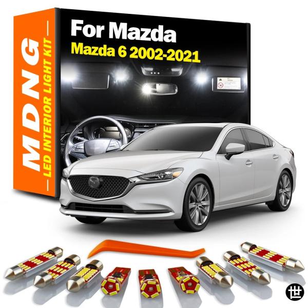 MDNG マツダ 6 MAZDA6 2002-2015 2016 2017 2018 2019 2020 2021 車両用 LED インテリアマップドームライトキット 車用 LED 電球 CANバス