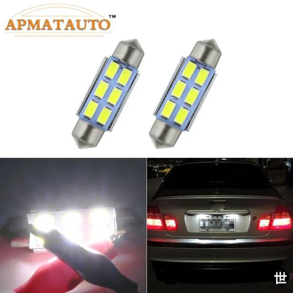 39MM CANバス エラーフリー ナンバープレートライト LEDバルブ C5W BMW 3 5シリーズ E36 E46 E34 E39 E60 X5 E5300-07 M5用
