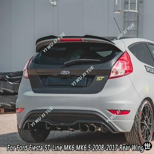 フォード フィエスタ ST-LINE MK6 MK6.5 2008-2017 ハッチバック マクストンスタイル リアトランク ルーフスポイラー ウィングスタイリング ブートリップスポイラートリム