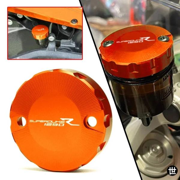 KTM 1290 SUPER ADVENTURE S 1290SAS 1290 SUPER ADV R T 1290ADVENTURE アクセサリー バイク リアフロントブレーキフルードカバー