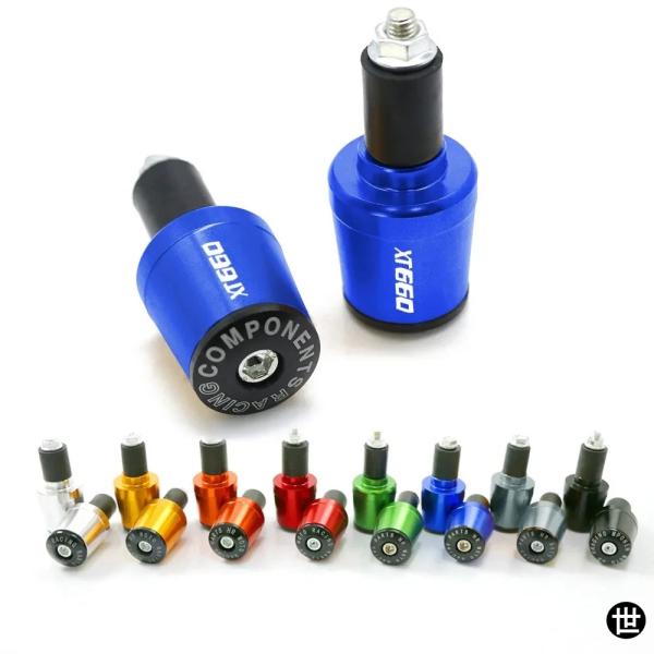 YAMAHA XT660XRZ XT 660 全年式 バイクアクセサリー 78インチ 22MM 汎用用ハンドルバーグリップ ハンドルバーキャップ エンドプラグ