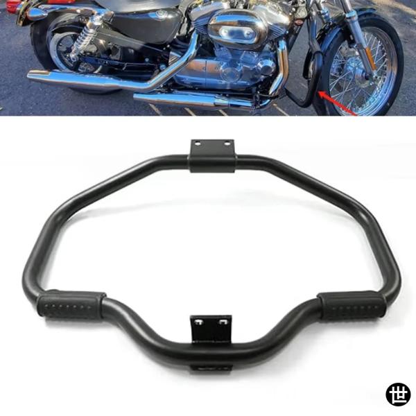 クラッシュバーバンパー ハーレー スポーツスター XL1200 XL883 アイアン 883 2004-2023 対応 バイクエンジンガードプロテクター