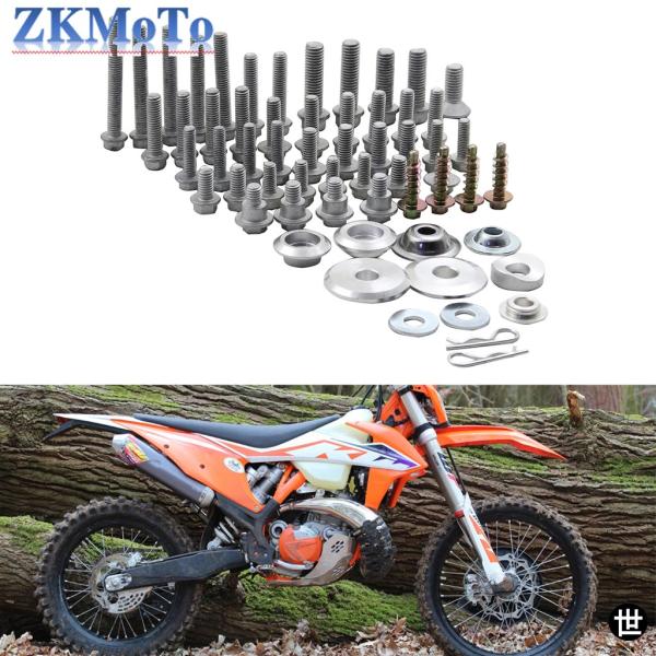 バイク用フェアリングフェンダースクリューボルトキットファスナーセット KTM SX SXF EXC EXCF XC XCF XCW XCWF 6日間TPI 125-530 HUSQVARNA用