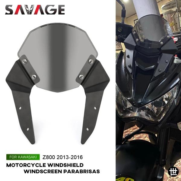 KAWASAKI Z800 用 ウィンドシールド ウィンドスクリーン PARABRISAS バイクアクセサリー ウィンドデフレクター スクリーン Z 800 2013-2016 ウィンドシールド