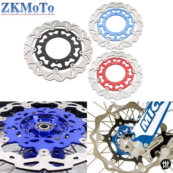 バイク用 320MM フロントフローティングディスクブレーキディスク YAMAHA WR125 WR250 WR250F WR400F WR426F WR450F 1998-2017 2018 2019 2020 2021用
