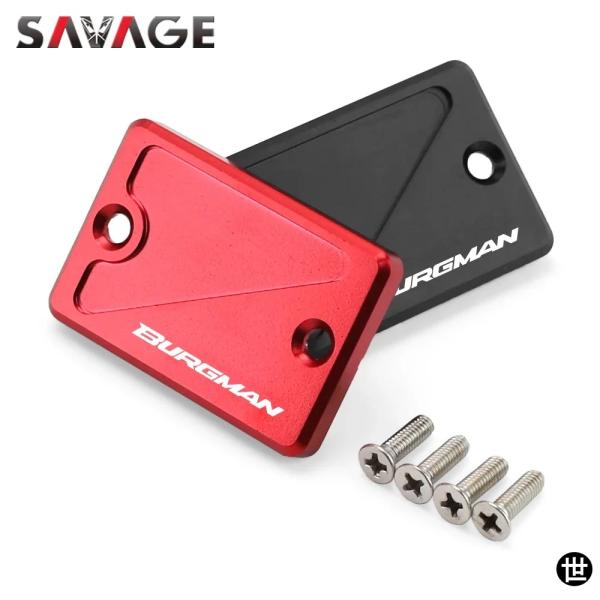 SUZUKI AN 400 250 BURGMAN 1999-2020 UH 200 125 2007-2020 用フロントリアブレーキリザーバーカバー バイクオイルフルイドシリンダーキャップ