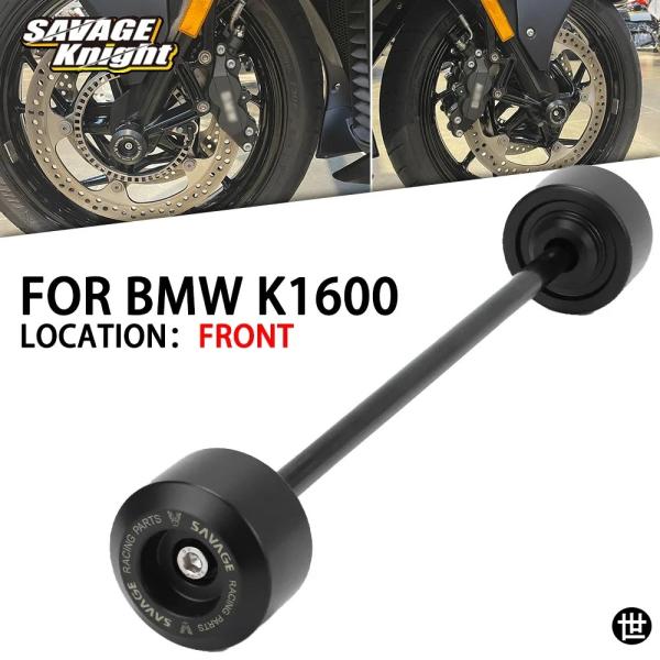 BMW K 1600 GT GTL 10-23 K1600B BAGGER 2017-2023用フロントホイールアクスルフォークスライダークラッシュフォールディングプロテクター