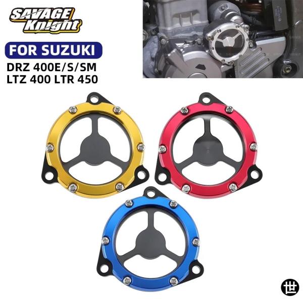 SUZUKI DRZ 400E 400S 400SM LTZ 400 LTR 450 スターターアイドルギアカバー LTZ400 LTR450 DRZ400 バイクアクセサリー用透明