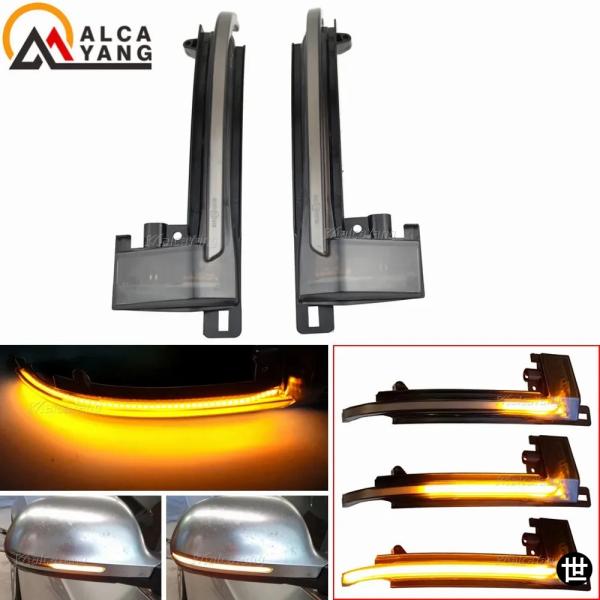 アウディ A4 S4 B8 2008-2009 A5 S5 A8 S8 D3 A3 S3 8P A6 S6 RS6 C6 Q3 RS Q3 サイドウィングミラーインジケーターダイナミックウィンカーライト