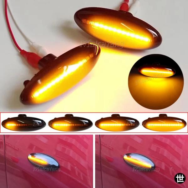 LED点滅ウィンカーライト サイドマーカー ウィンカーランプ トヨタ COROLLA YARIS MK2 P9 AURIS MK1 E15 RAV4 MK3 ACA3 ALA3用