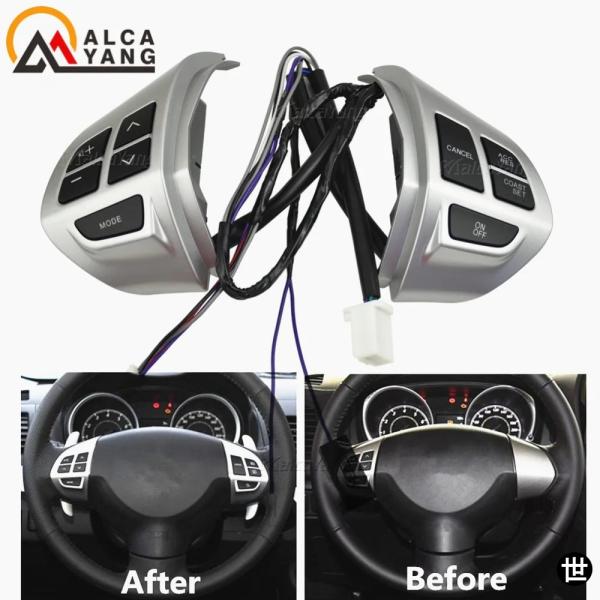 プジョー シトロエン C-CROSSER 用カースタイリング ボタン多機能カー ステアリング ホイール コントロール ボタン