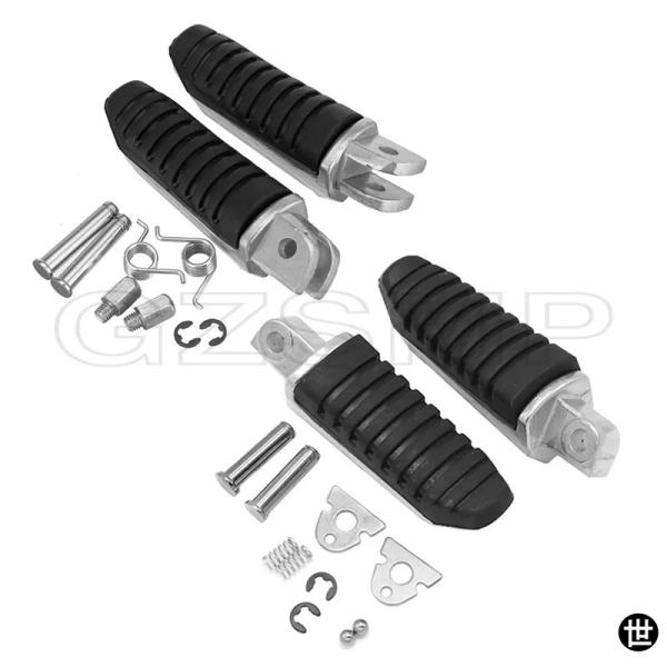 スズキ V-STROM 650 DL650 GSX1300R GSX1300 HAYABUSA GSR400 GSR600 GSR750用 バイク用フロントリアフットレストフットペグペダル